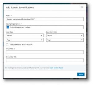 How to Manually Add Licenses & Certification to Your LinkedIn Profile ...