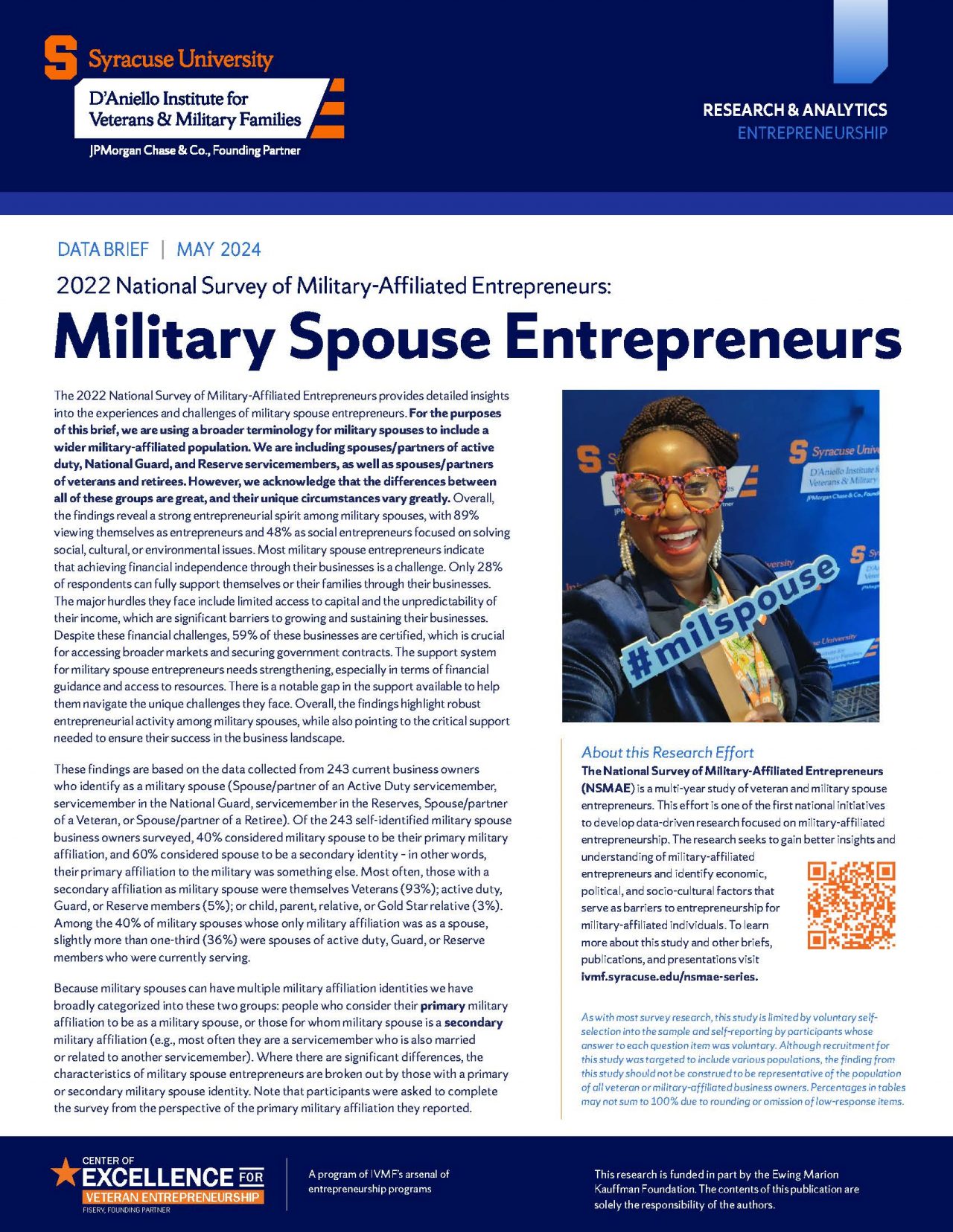Reimagining Military Spouse Employment - D'Aniello Institute for ...
